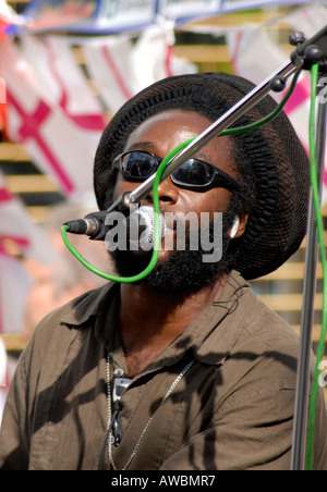 Drummer with Tim Hain and his band performing at the Belsize Park ...