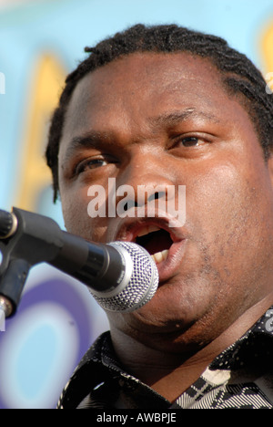 South African opera star Siphiwo Ntshebe performing at the Belsize Park ...