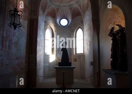 Interior of the Chapel, Bled Castle, Lake Bled, Bled town, Julian Alps ...