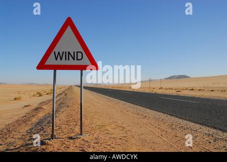 Namibia, Namibian traffic sign at Highway B1 Stock Photo - Alamy