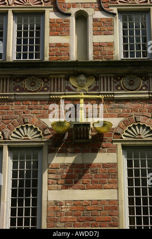 Germany, Bremen, town scales, facade, detail, outside, town, Hanseatic ...