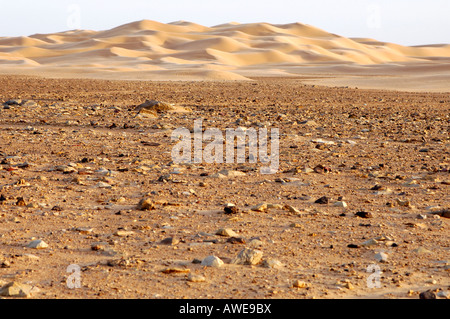 Hammada Desert Landscape, Libya Stock Photo - Alamy