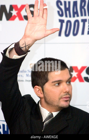 INXS & new lead singer JD Fortune. Picture: UK Press Stock Photo - Alamy