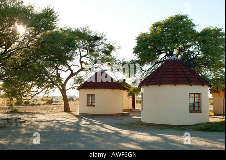Round-huts, Sehitwa, Botswana, Africa Stock Photo - Alamy