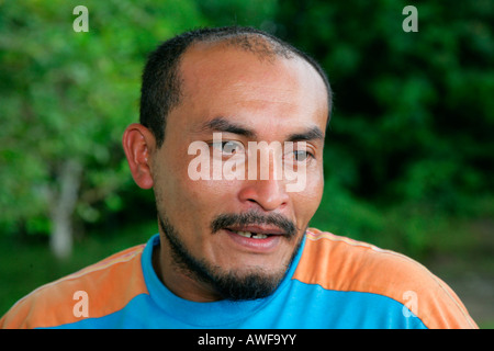 Portrait of a man, Indian descent, Guyana, South America Stock Photo ...