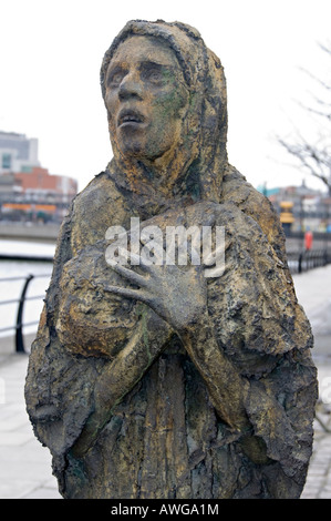 Republic of Ireland, Dublin, Famine Monument commemorating the great ...