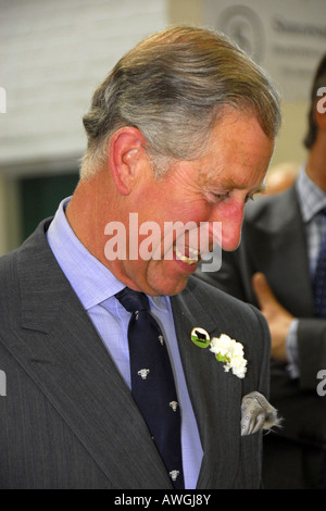 Smiling portrait of HRH Prince Charles, Prince of Wales Stock Photo - Alamy
