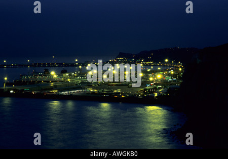 Port of Dover at night, UK Stock Photo - Alamy