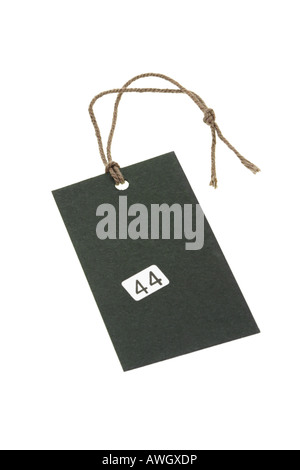 Paper sticker label isolated on white background Stock Photo - Alamy