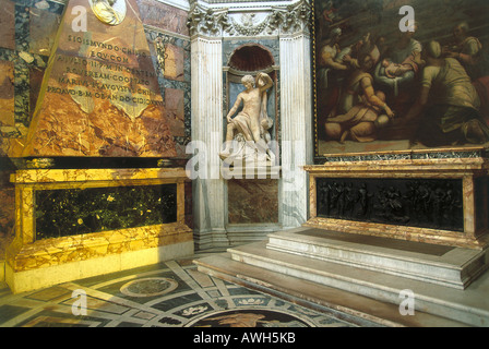 Chigi Chapel, Santa Maria del Popolo, Rome, Italy Stock Photo ...