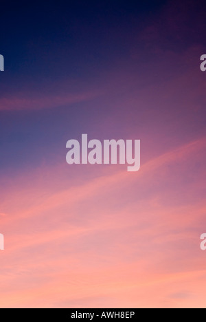 An empty colorful sunset sky Ventura California USA Stock Photo - Alamy
