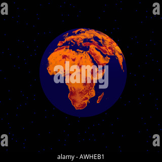 Overheating planet earth global warming Stock Photo - Alamy