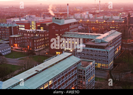 Aerial view of Williamson Building and other buildings around Brunswick ...