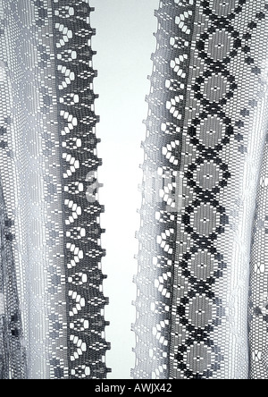 A close up shot of lace fabric Stock Photo - Alamy