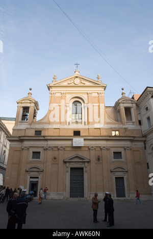Italy, Rome, Piazza Capranica, church of Santa Maria in Aquiro Stock ...
