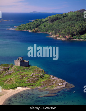 Tioram Castle, Loch Moidart, Lochaber, Scotland, UK Stock Photo - Alamy