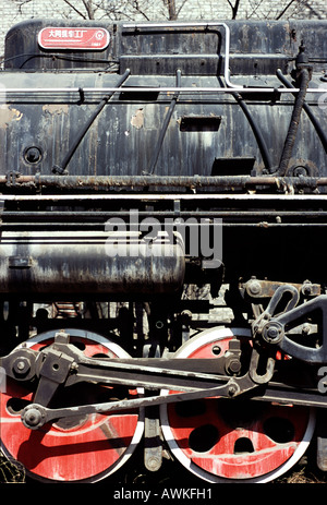 Steam Locomotive at Datong Steam Railway Museum in China Stock Photo ...