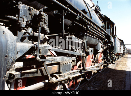 Steam Locomotive at Datong Steam Railway Museum in China Stock Photo ...