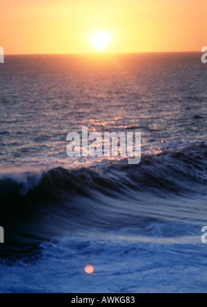 Sunrise over ocean , Sunrises & sunsets, Beaches, Tichnor Brothers ...