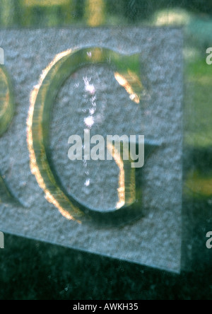 Y, text, etched Stock Photo - Alamy