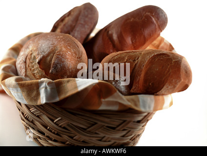 baskets full of variety of bread Stock Photo - Alamy