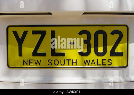 New South Wales Number Plate, Australia Stock Photo - Alamy