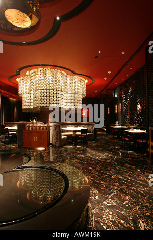chinese restaurant, eight restaurant at the Grand Lisboa, Macau Stock ...