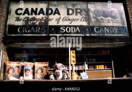 Old fashioned drug store soda fountain counter from the 1950's at ...