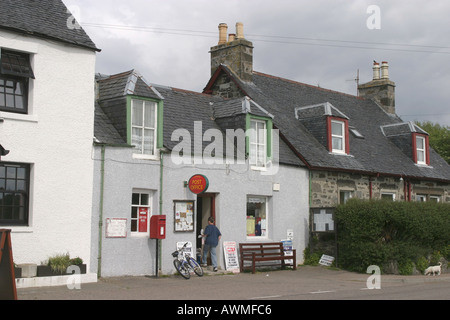 The Post Office at Arisaig on the road to the Isles near Mallaig ...