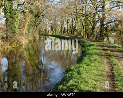 Monmouthshire and Brecon Canal near Mamhilad Pontypool South Wales UK ...