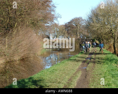 Monmouthshire and Brecon Canal near Mamhilad Pontypool South Wales UK ...
