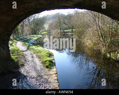 Monmouthshire and Brecon Canal near Mamhilad Pontypool South Wales UK ...
