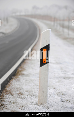 German reflection post right-hand side Stock Photo - Alamy