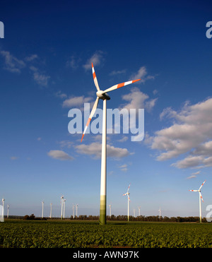 Wind turbines in field near Stuttgart, Germany Stock Photo - Alamy