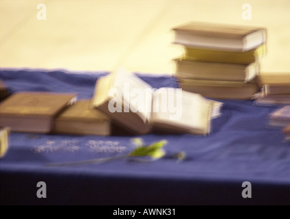 Stack of religious books Stock Photo - Alamy