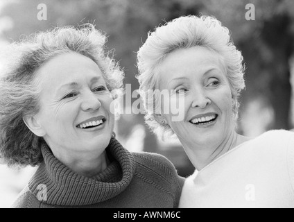 Two mature sisters outdoor Stock Photo - Alamy