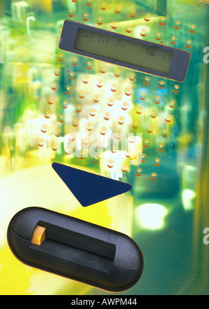A credit card machine processing a visa payment Stock Photo: 43140003 ...