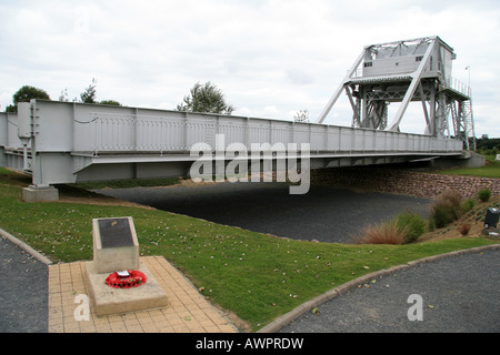 The original Pegasus Bridge on display at the Pegasus Museum, Normandy ...