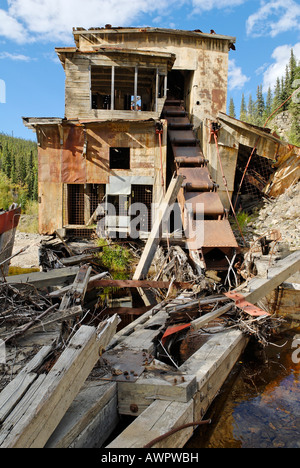 Historic Jack Wade dredge, Taylor Highway, Alaska, USA Stock Photo - Alamy