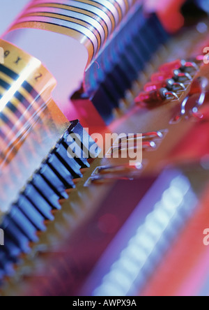 Circuit board ribbon cables Stock Photo - Alamy