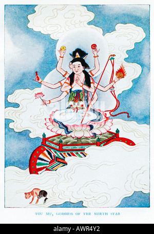 Tou Mu, Goddess of the North Star, 1922. Artist: Unknown Stock Photo ...