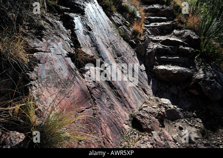 Slickensides on a fault surface Stock Photo - Alamy