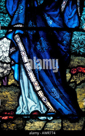 Stained Glass window detail Fingal Tasmania Stock Photo - Alamy