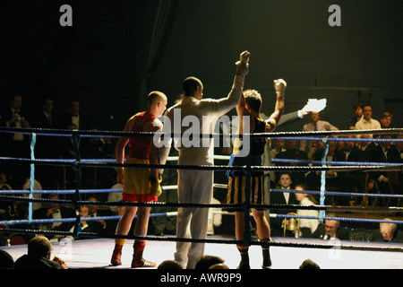 Winner and loser in boxing match Stock Photo - Alamy