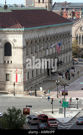 Copley Square, Boston Public Library and Old South Church , Public ...