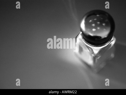 Salt shaker, elevated view Stock Photo - Alamy