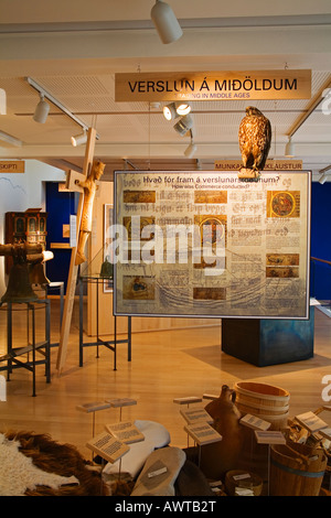Exhibit in the Akureyri Museum City of Akureyri Iceland Stock Photo - Alamy