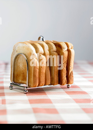 Lots of slices of toast Stock Photo - Alamy