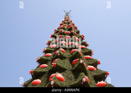 Christmas Tree with Coca Cola Baubles Stock Photo - Alamy