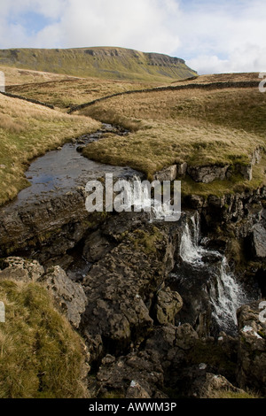 Hunt Pot, a limestone pothole near Horton-in-Ribblesdale in the ...